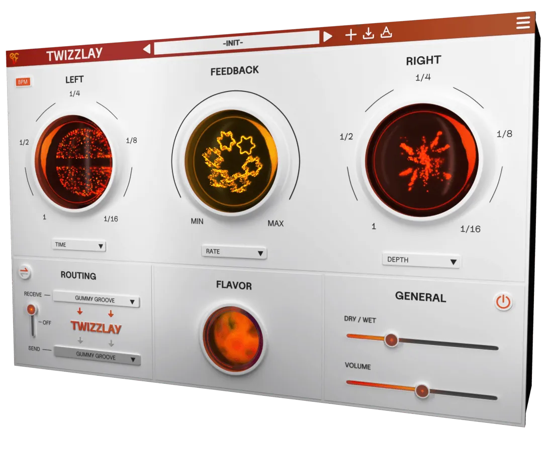 Twizzlay takes ping-pong delay to the next level. Beyond adding spatial depth and movement, it ...